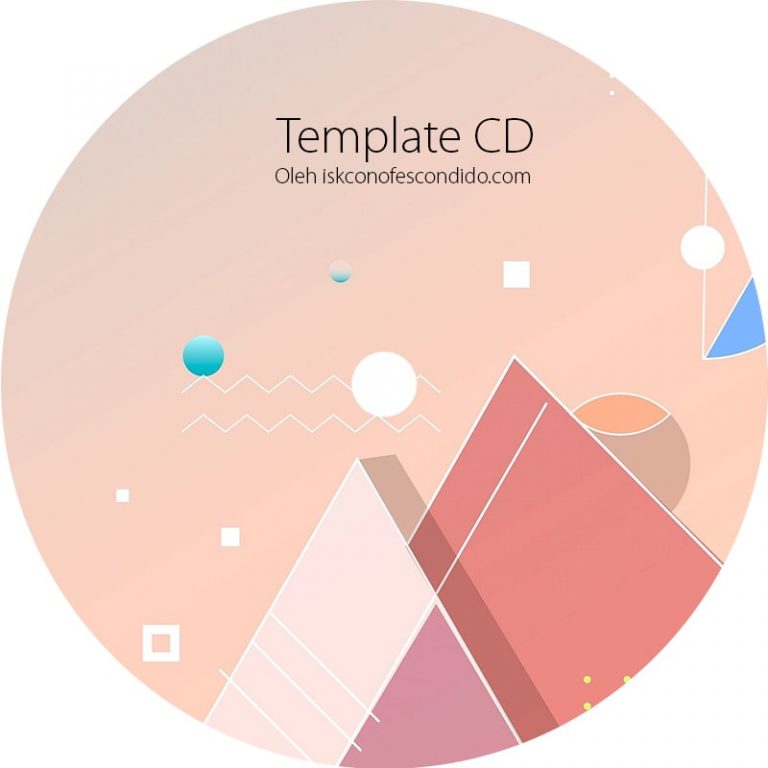 Template Label CD dan Cover Kotak CD/DVD (9 File Gratis) | ISKCON Info